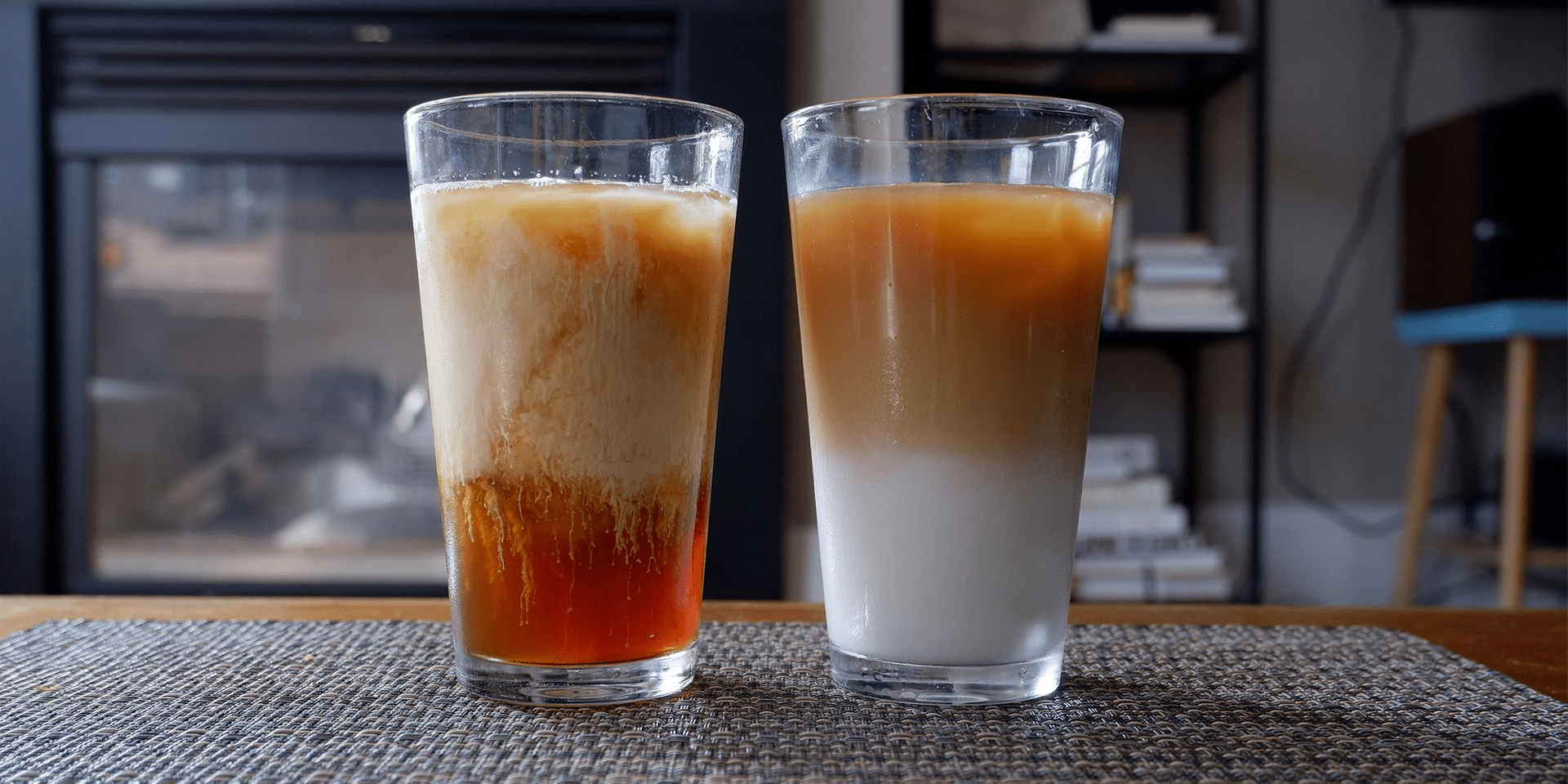 For better milk tea, use whole milk instead of half and half